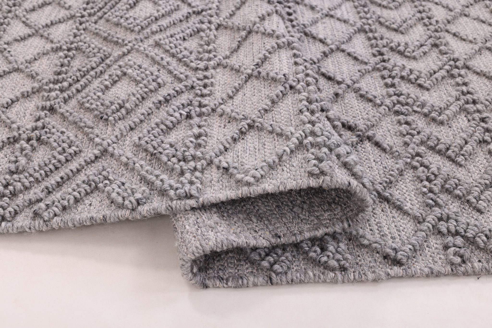 Boho matto, harmaa - Decoforia